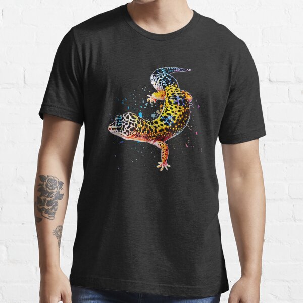 "Leopard Gecko Reptile Keeper Lizard Watercolor" T-shirt for Sale by ...