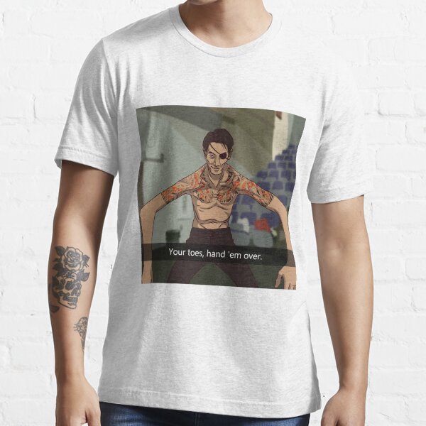 "Toe Snatcher Majima" T-shirt for Sale by foxxick | Redbubble | your ...