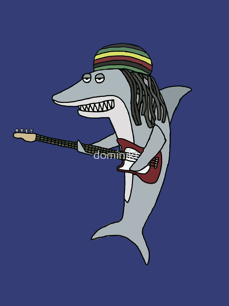 "Reggae shark" T-shirt by dominikt | Redbubble
