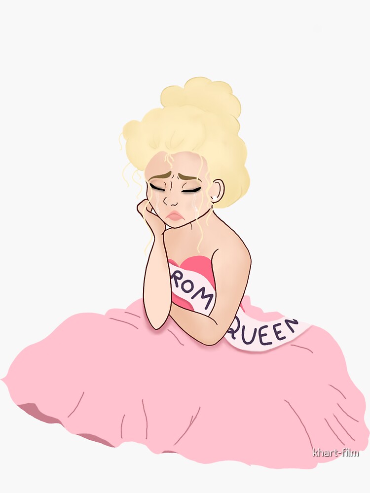 "Sad Prom Queen" Sticker for Sale by khart-film | Redbubble