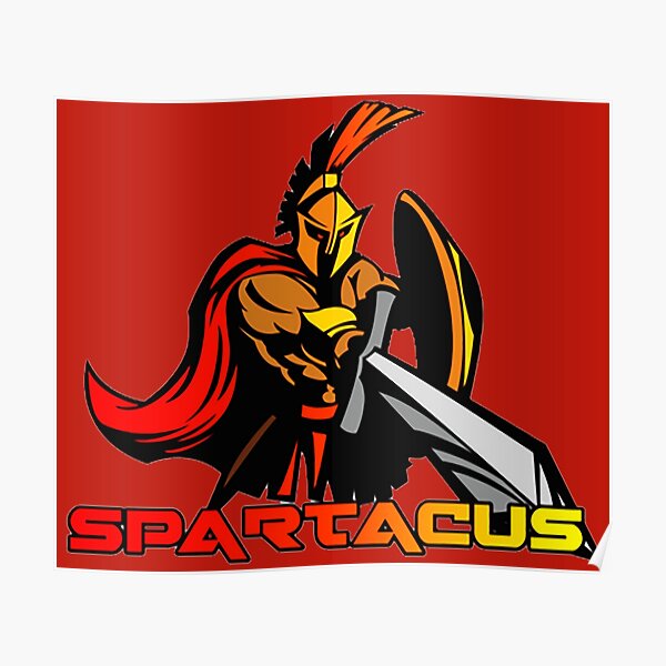 "Spartacus" Poster for Sale by Romanraa | Redbubble