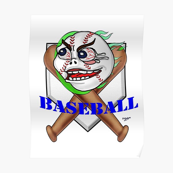 Baseball Screaming Posters | Redbubble