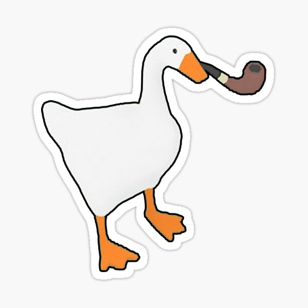 "Untitled Goose" Sticker for Sale by bobknarwhal | Redbubble