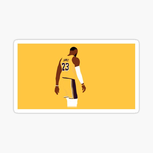 "LeBron James - Lakers" Sticker for Sale by wmetcalf68 | Redbubble