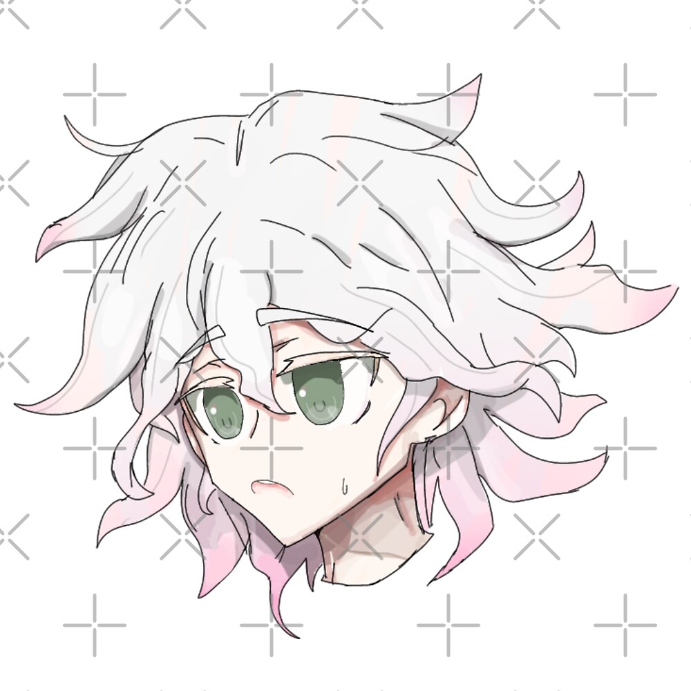 "Nagito expression head design; by Kībo-Kībo" by Kibo-Kibo | Redbubble