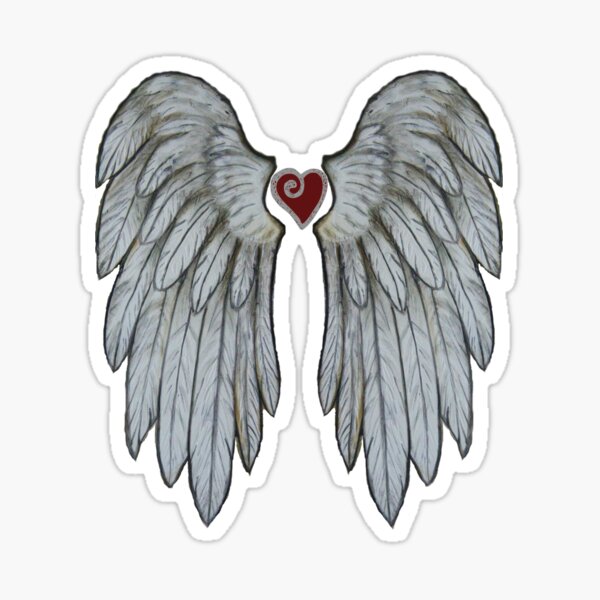 "Angel Wings and Heart / Wings / Heart / Spirit Guide / Spiritual ...
