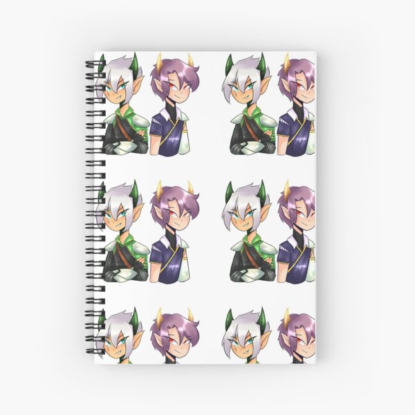 "MID Leif and Noi" Spiral Notebook for Sale by KookiesBunnie | Redbubble
