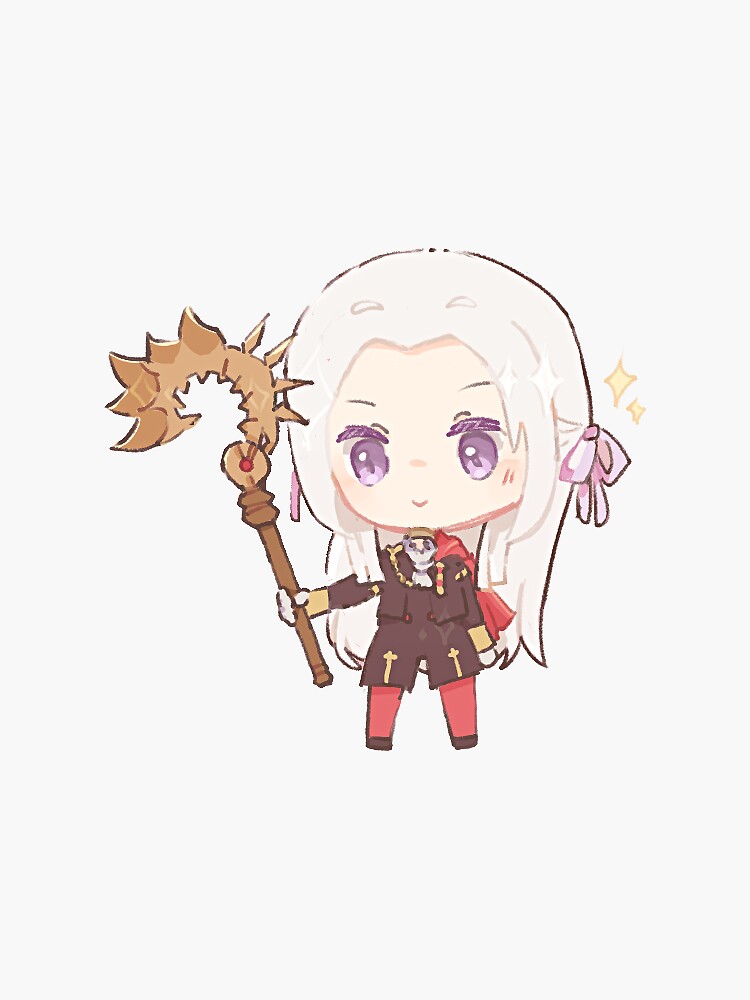"FE3H - Edelgard Sticker" Sticker for Sale by blanketcat | Redbubble