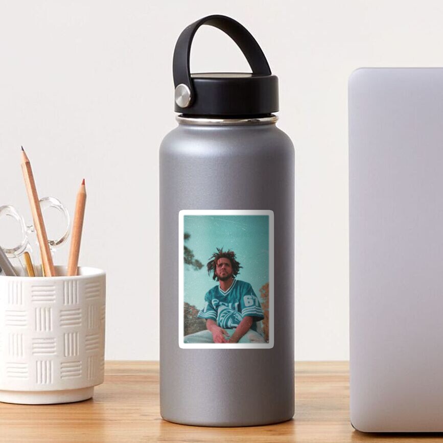 "J. Cole (Border/No Writing)" Sticker by Comfortize | Redbubble