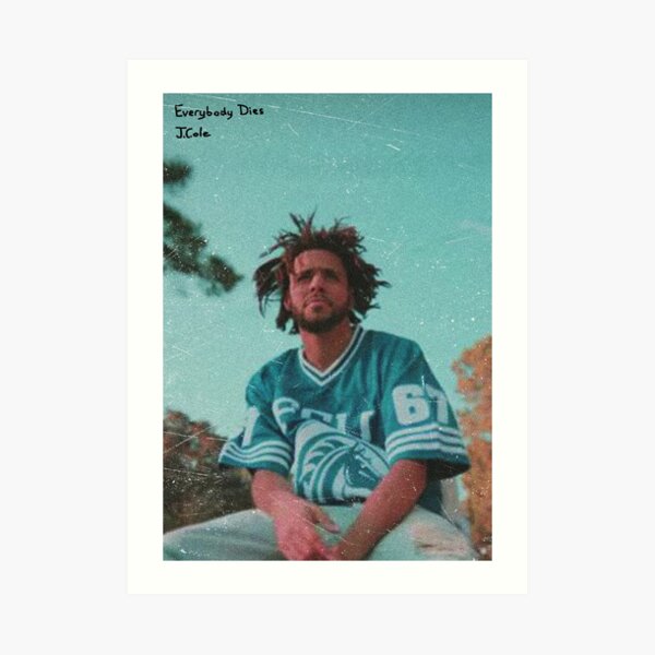 "J. Cole (Writing/No Border)" Art Print for Sale by Comfortize | Redbubble