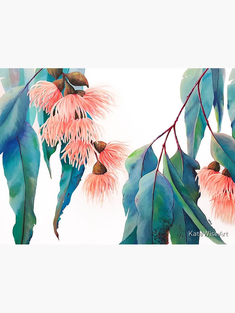 "Australian flowering gum" Canvas Print for Sale by KateWiseArt | Redbubble
