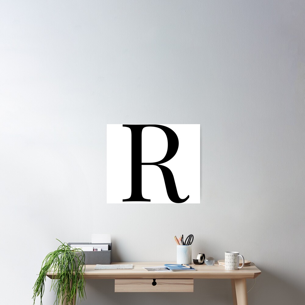 "Letter R" Art Print for Sale by Marwa Sharafeldin | Redbubble