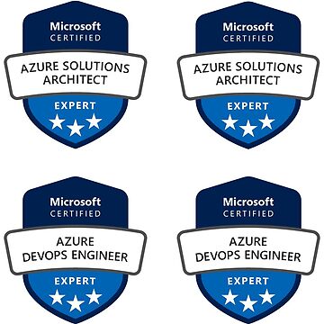 "Azure Certification Sheet Experts" Sticker for Sale by pokeystuff ...