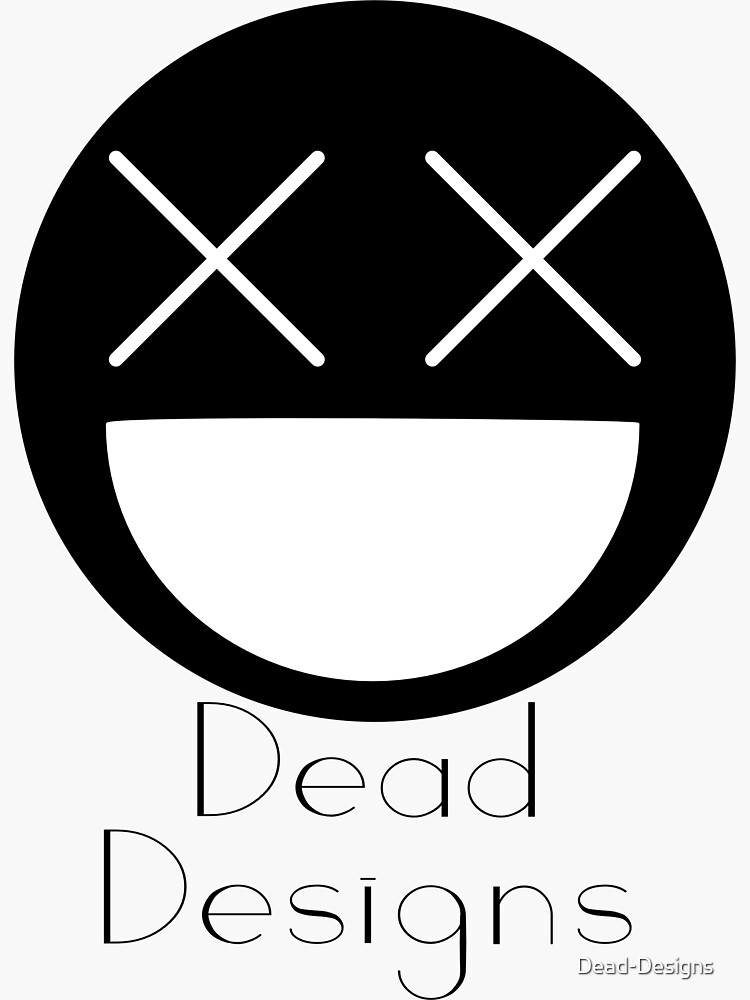 "Dead Designs Logo " Sticker for Sale by Dead-Designs | Redbubble