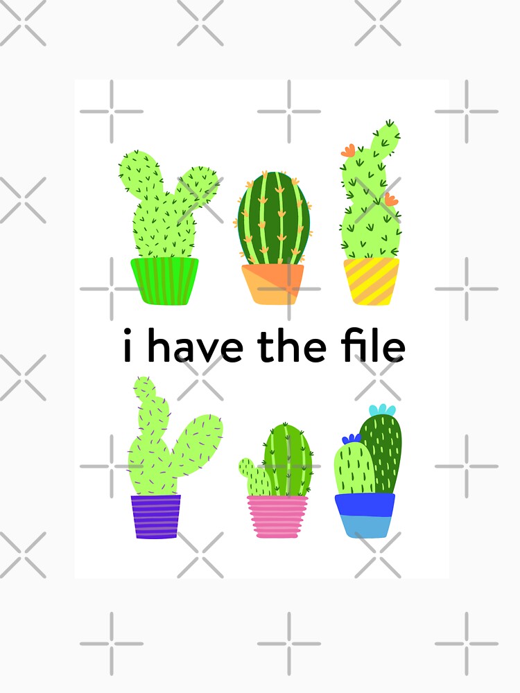 "The Good Place - I Have the File Cacti" T-shirt by playbillpaintng ...