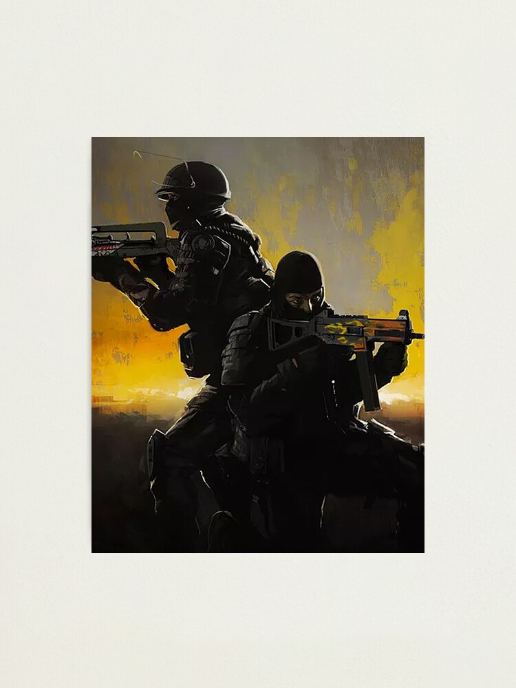 "CS GO poster Gaming " Photographic Print by LexyLady | Redbubble
