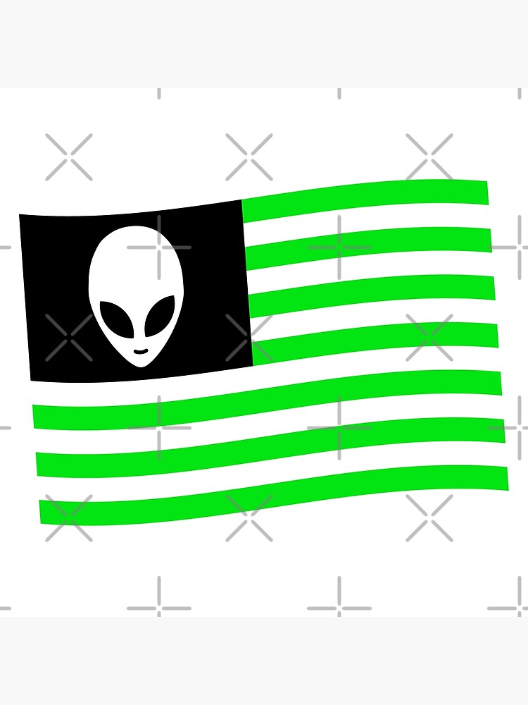 "Alien flag" Poster by Zimbo-Zimbo | Redbubble