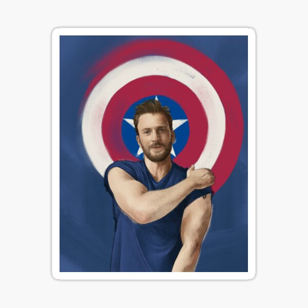 "Chris Evans" Sticker by dixie-dynamite | Redbubble