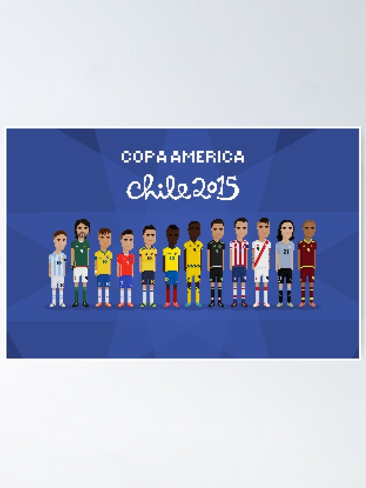 "Copa América" Poster by pixelfaces | Redbubble