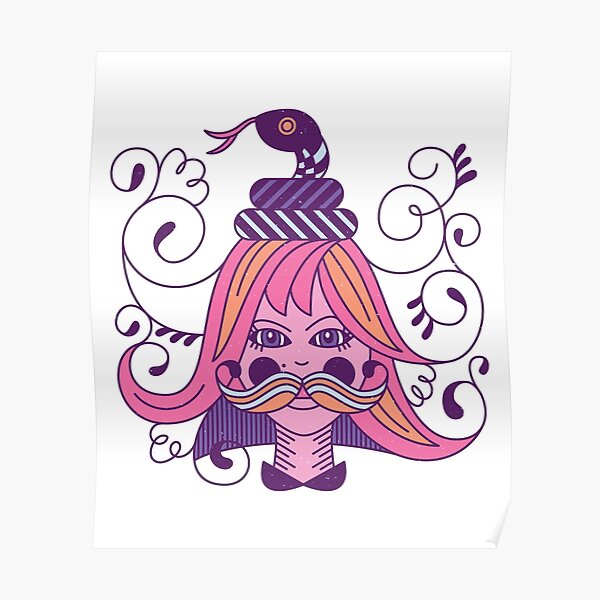 Bearded Lady Posters | Redbubble