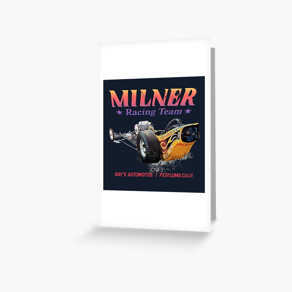 "Milner Racing" Greeting Card for Sale by Retrorockit | Redbubble