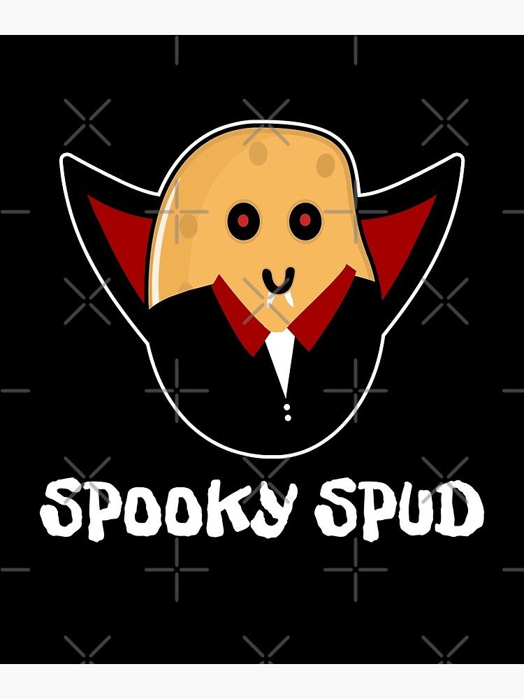 "Spooky Spud - funny halloween potato" Poster for Sale by Luna-May ...