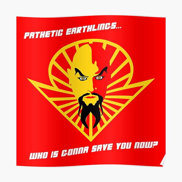 "Ming the Merciless" Poster by dutyfreak | Redbubble
