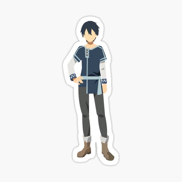 "Kirito" Sticker for Sale by susuyachan | Redbubble