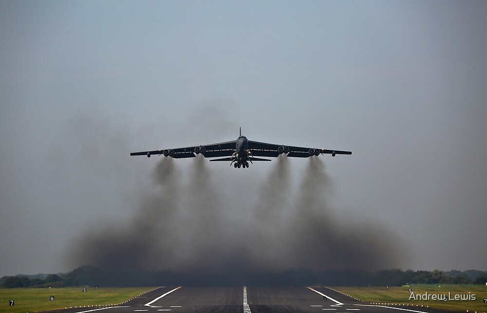 "USAF B52 Bomber aka BUFF" by Andrew Lewis | Redbubble