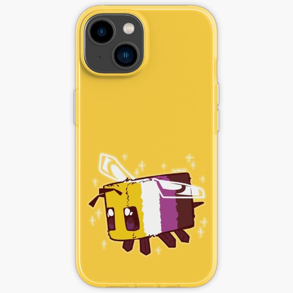 "Non-Binary Pride Minecraft Bee" iPhone Case for Sale by smnius | Redbubble