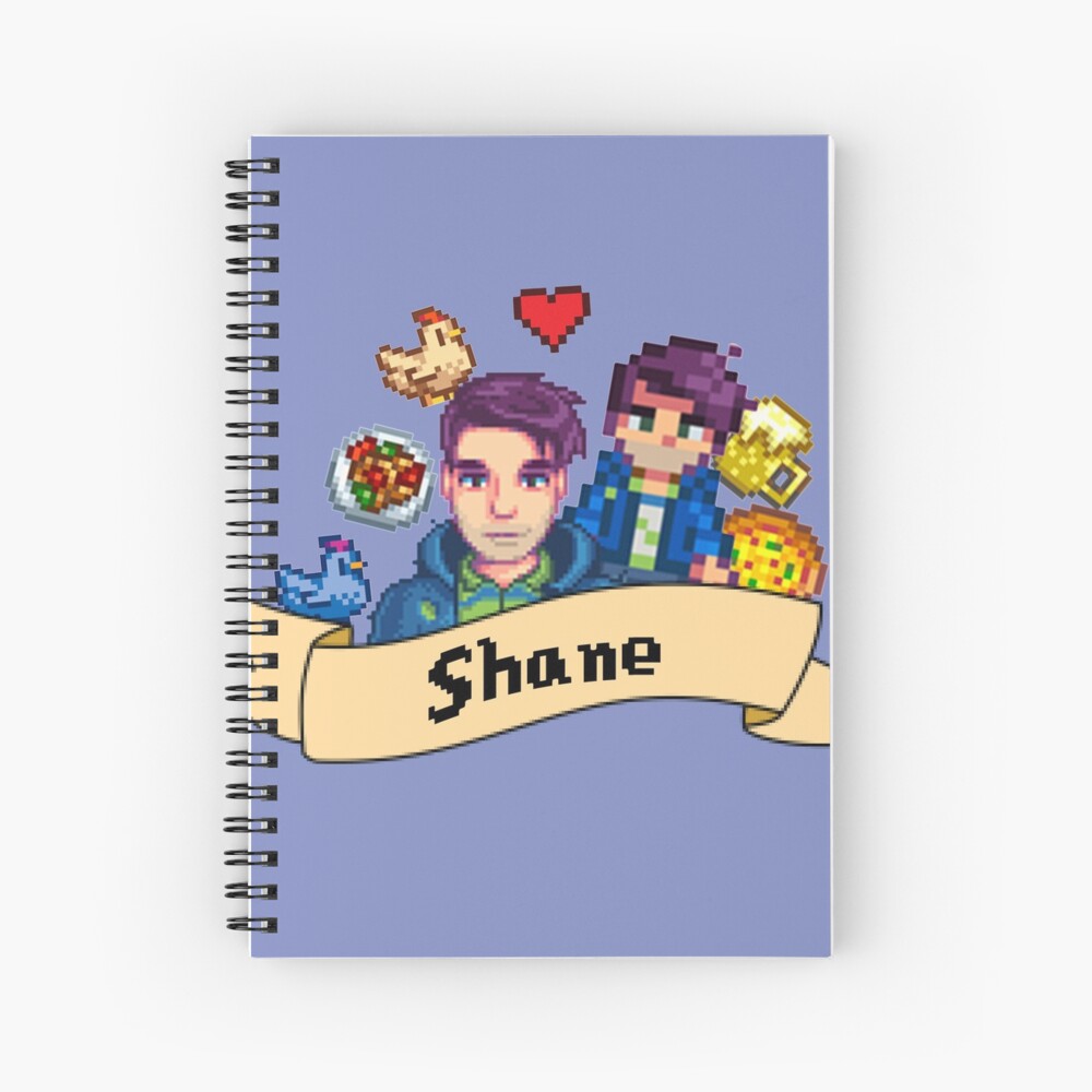 "Shane- Stardew Valley" Spiral Notebook by ZoeAlexisTreher | Redbubble