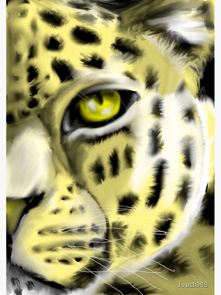 "leopard face" Sticker for Sale by Jaws1983 | Redbubble