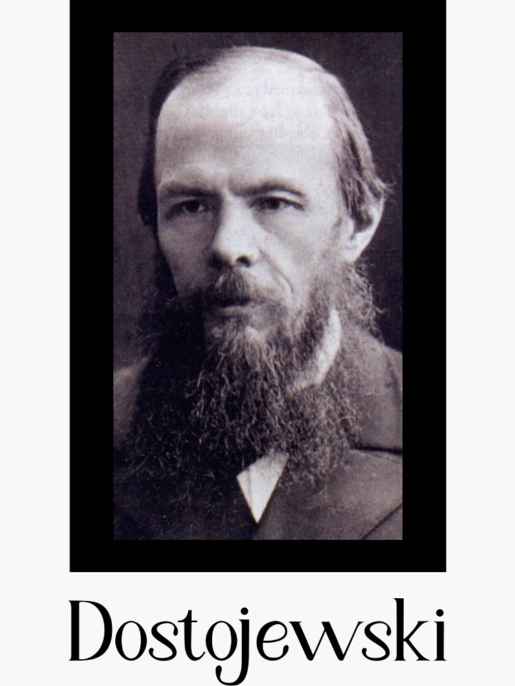 "Dostojewski Porträt. Dostoevsky Portrait. Russische Literatur. On ...