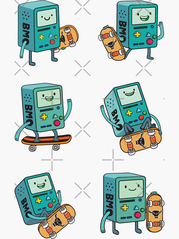 "BMO" Sticker for Sale by plushism | Redbubble