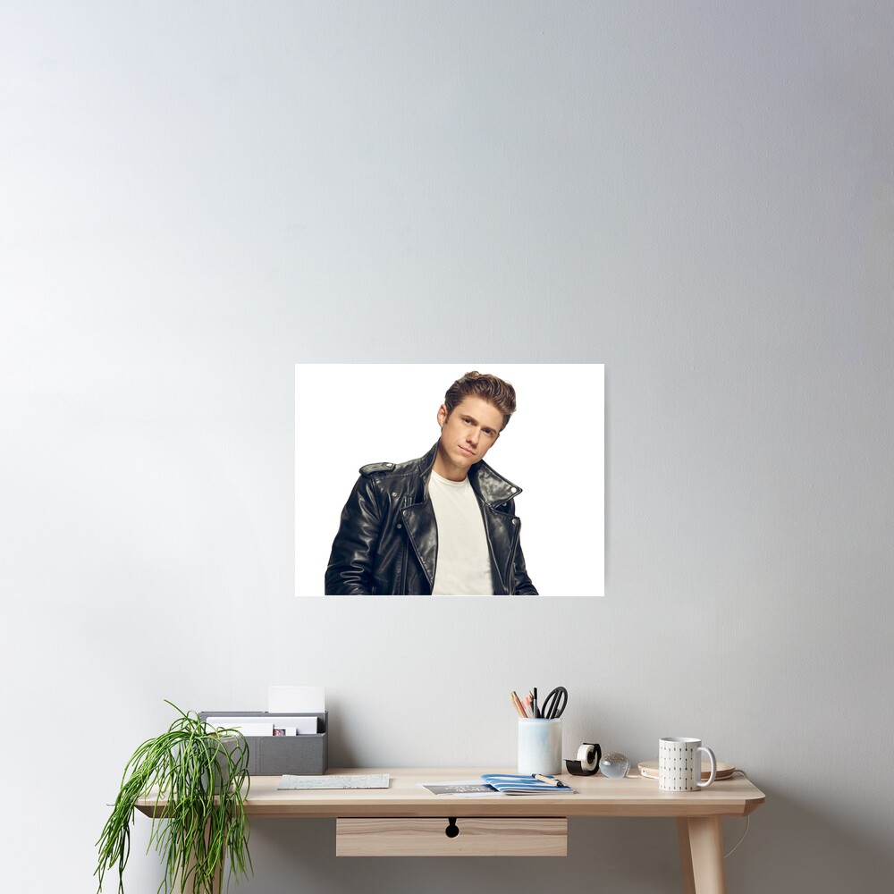 "Aaron Tveit Grease" Poster for Sale by Leyzel | Redbubble