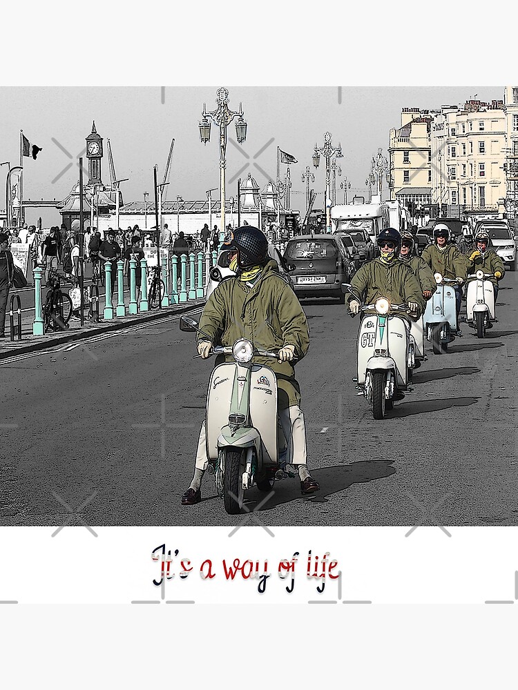 "Mod, A way of life" Poster for Sale by grantspics | Redbubble