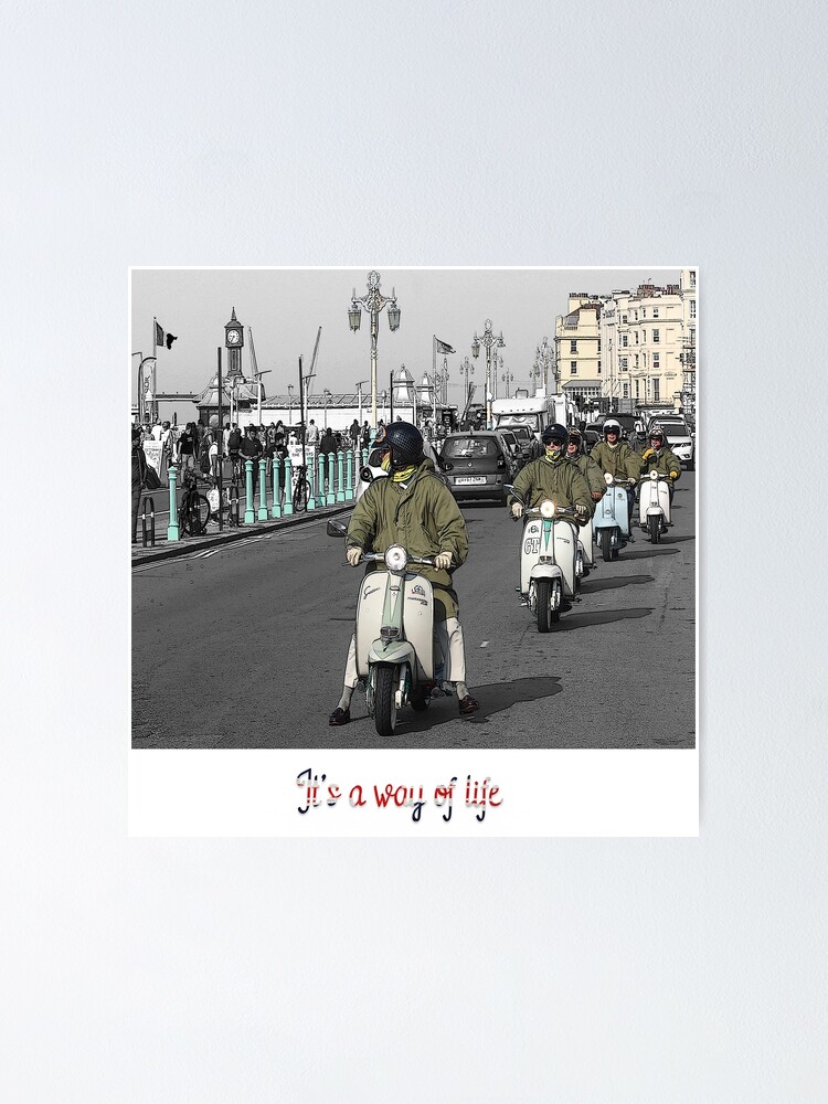 "Mod, A way of life" Poster for Sale by grantspics | Redbubble