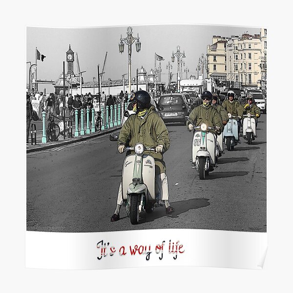 "Mod, A way of life" Poster for Sale by grantspics | Redbubble