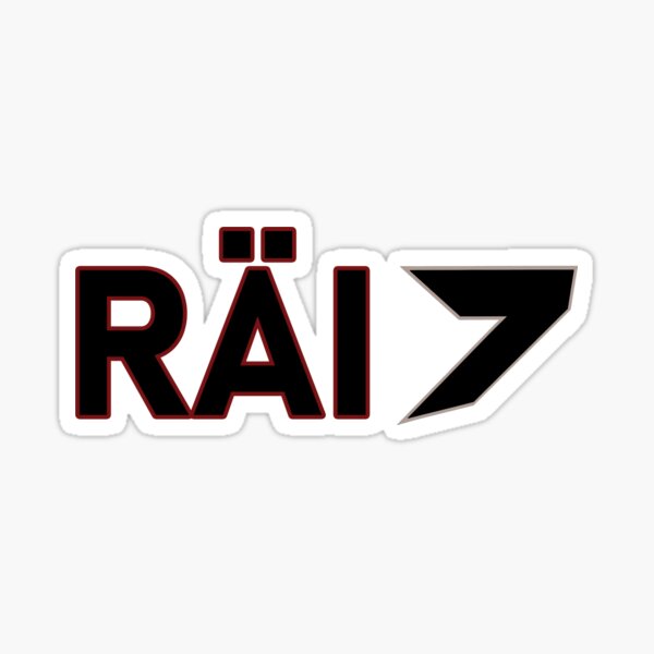 "RAI 7 - black" Sticker by evenstarsaima | Redbubble