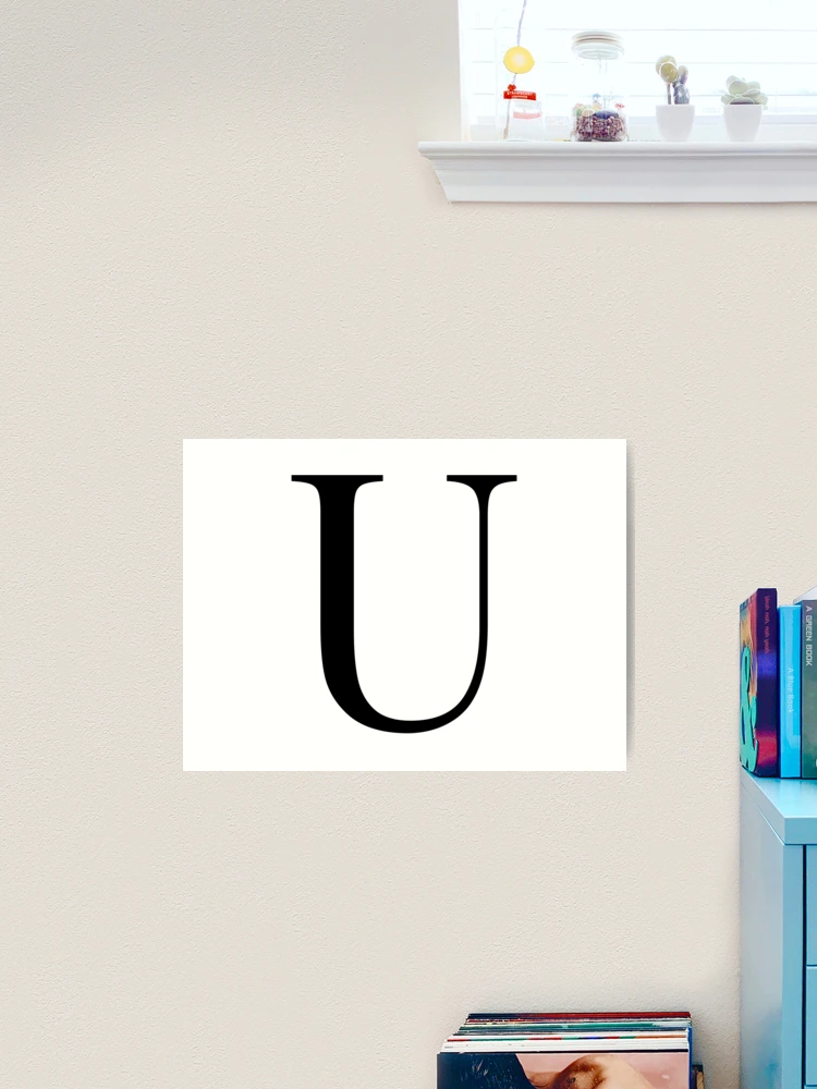 Large Printable Letter U