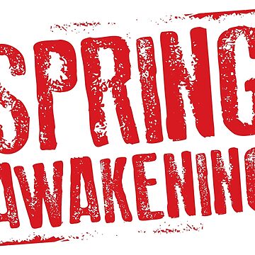 "Spring Awakening logo" Poster by Leyzel | Redbubble