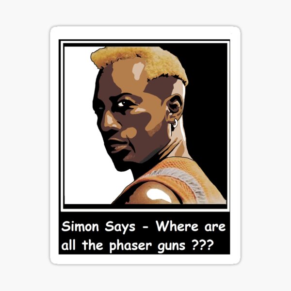 "Simon Phoenix" Sticker by NikTowers | Redbubble