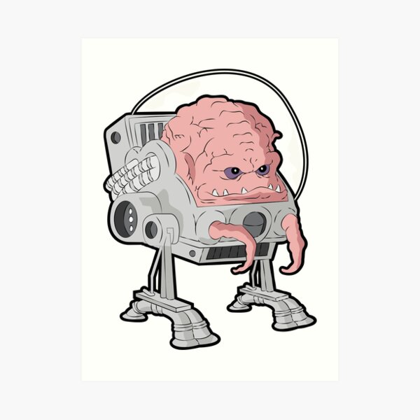 "Krang - TMNT -" Art Print by Scum-N-Villany | Redbubble