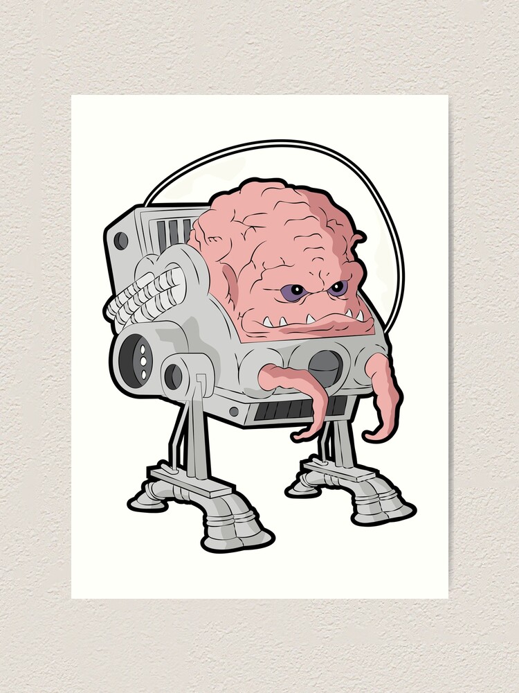 "Krang - TMNT -" Art Print by Scum-N-Villany | Redbubble