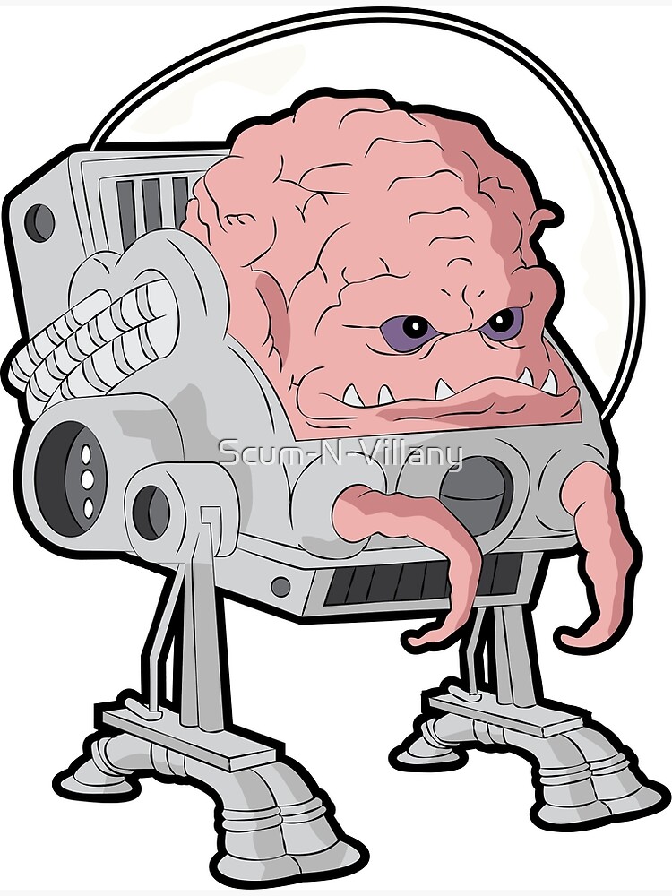 "Krang - TMNT -" Art Print by Scum-N-Villany | Redbubble
