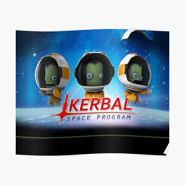 "kerbal space program" Poster for Sale by kalacafly | Redbubble