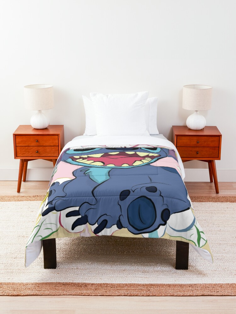 Colcha «Aloha Stitch» de HappyCrowCo | Redbubble