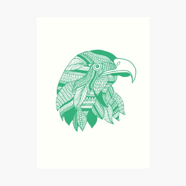 "Emerald Eagle " Art Print for Sale by NVCdesignsltd | Redbubble