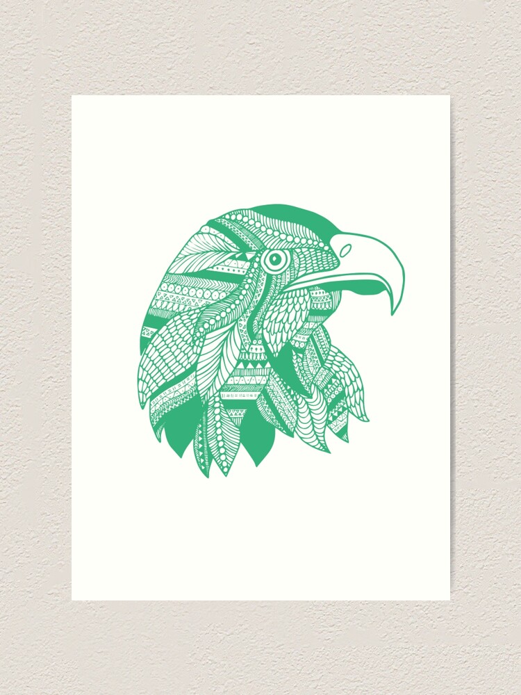 "Emerald Eagle " Art Print for Sale by NVCdesignsltd | Redbubble