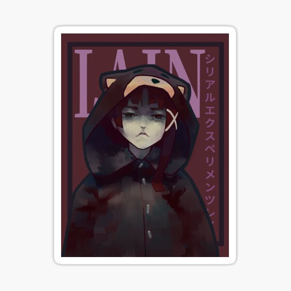 "LAIN" Sticker for Sale by Alaph25 | Redbubble